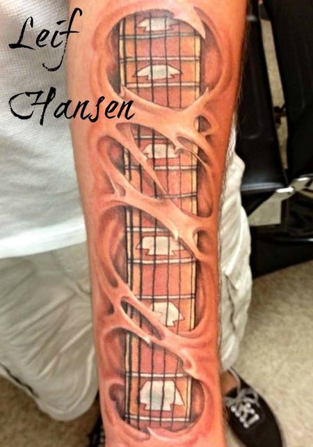 Fretboard tattoo - Bronctattooaus.com