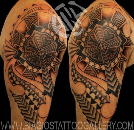 Samoan Cross Tattoos